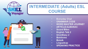 Intermediate (Adult) ESL Course - SkillVoyager
